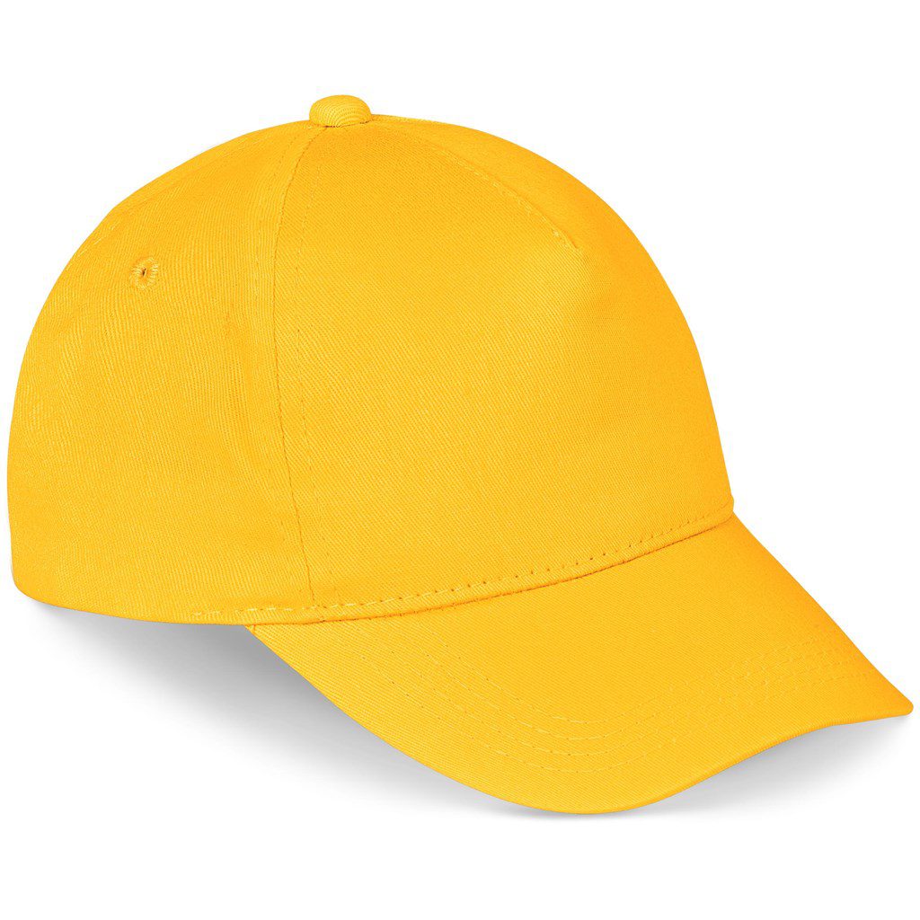 Piccolo Kids 5 Panel Cap - Yellow | FREE Design