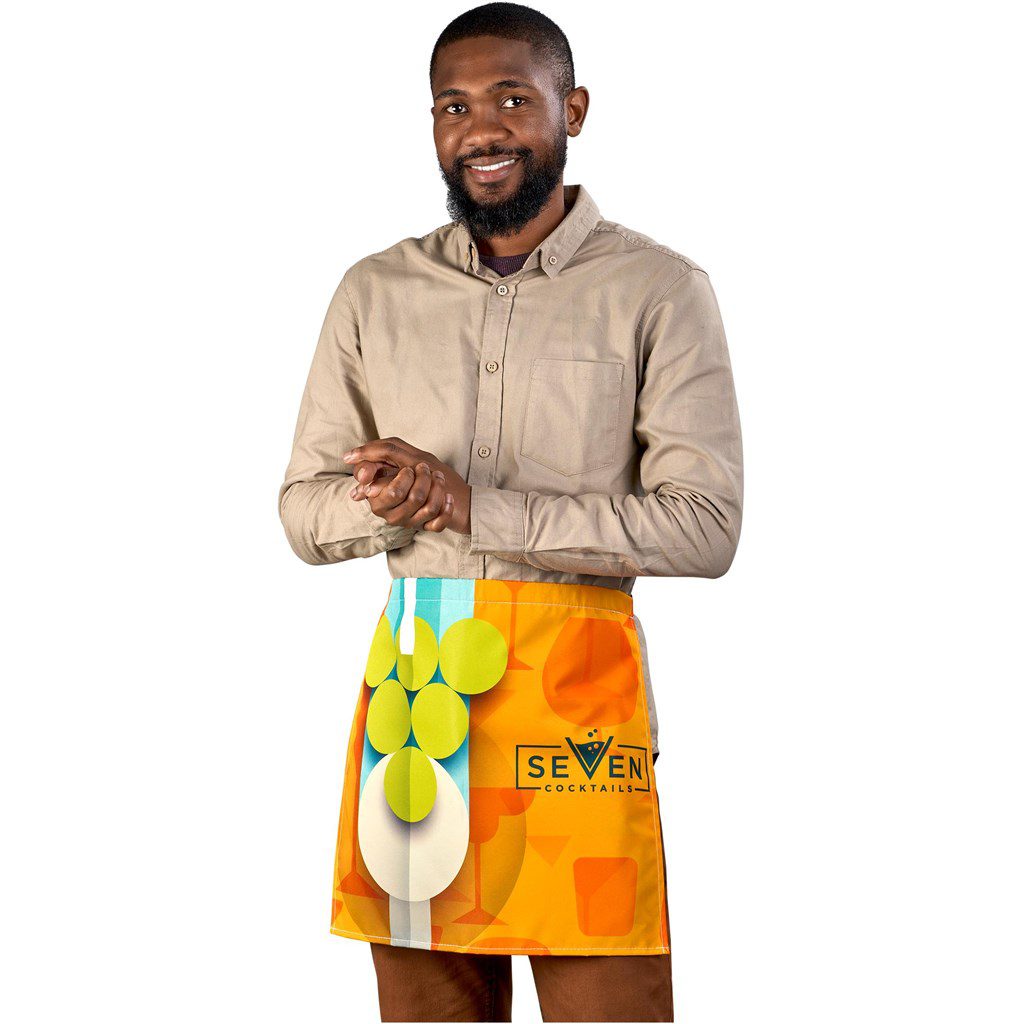 Pre-Printed Sample Hoppla Classic Half Apron | FREE Design