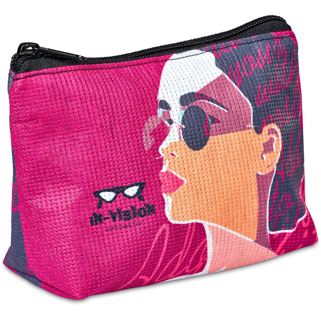 Pre-Printed Sample Hoppla Leanne RPET Mini Toiletry Bag | FREE Design