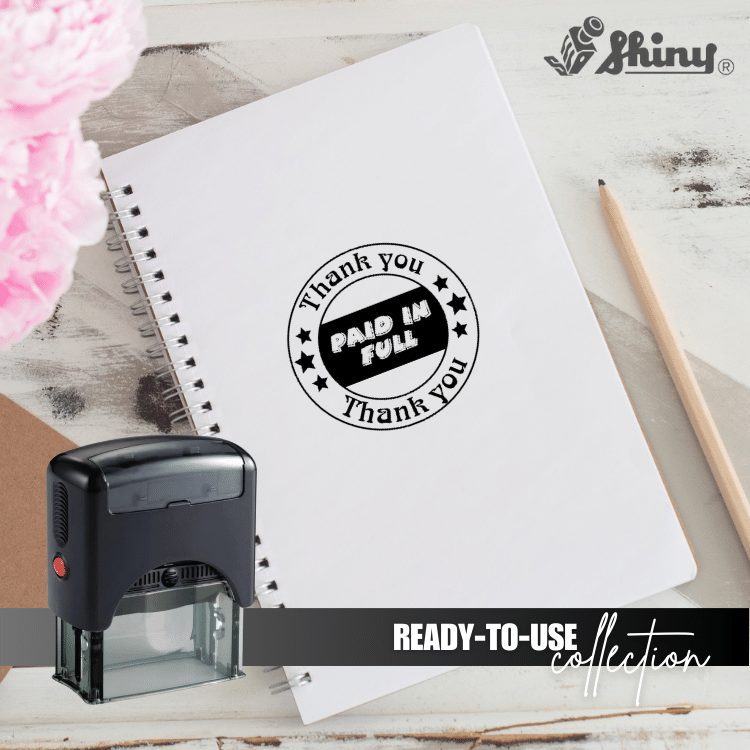 Shiny S-542 Ready Made Stamp Paid In Full