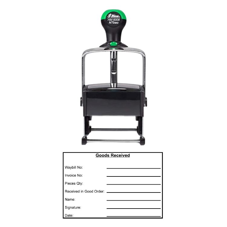 Shiny HM6008 Ready Made Stamp Good Received
