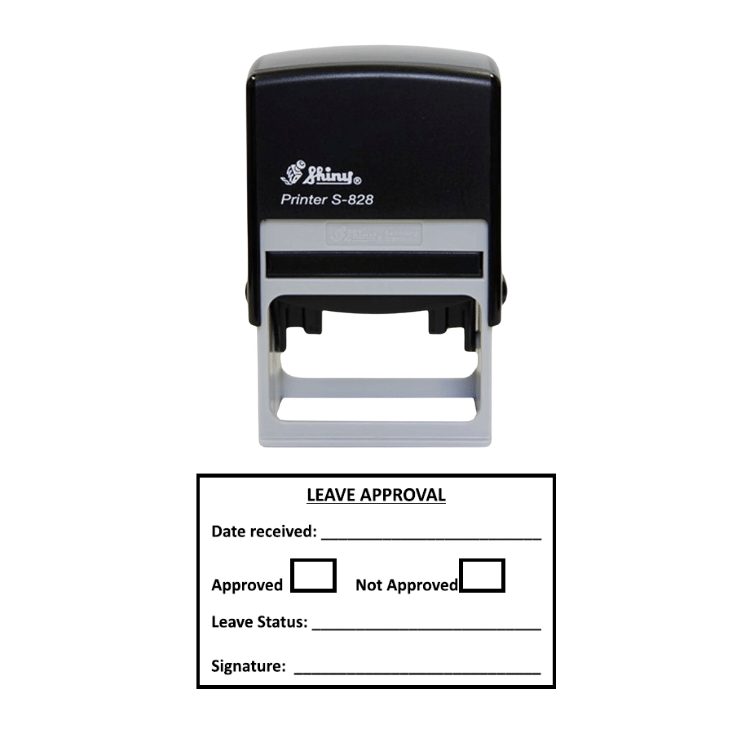 Shiny S-828 Ready Made Stamp Leave Approval
