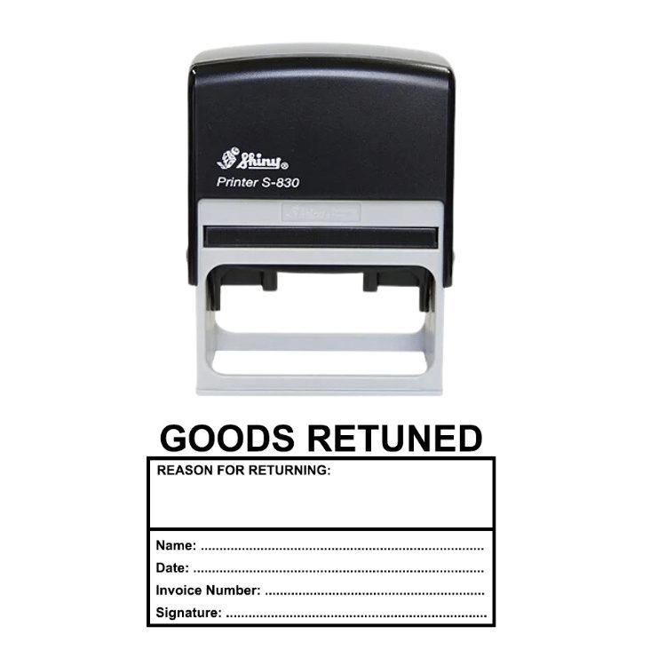 Shiny S-830 Ready Made Stamp Goods Returned