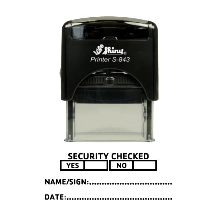 Shiny S-843 Ready Made Stamp Security Checked