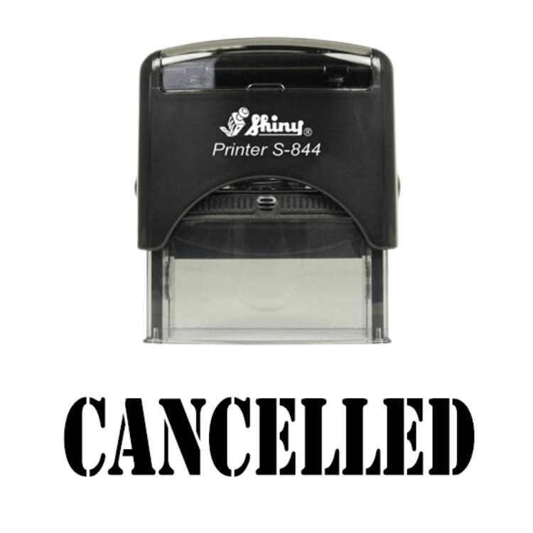 Shiny S-844 Ready Made Stamp Cancelled