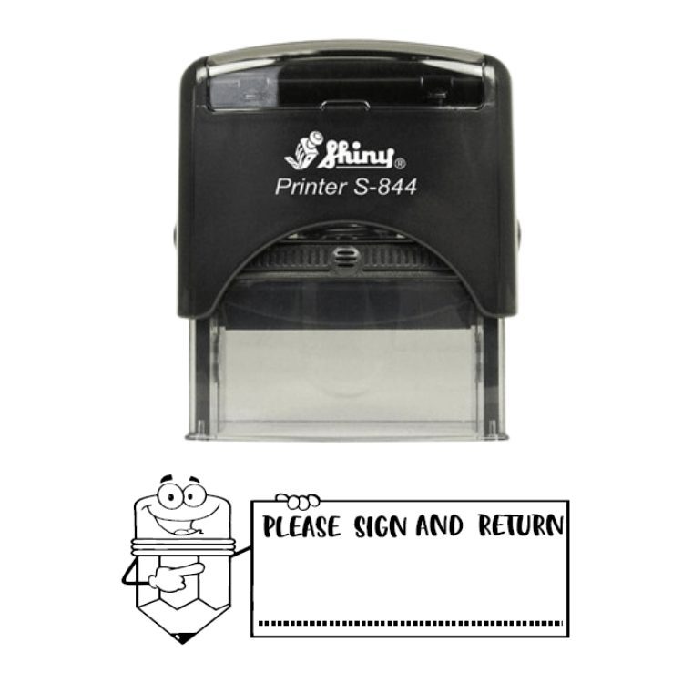 Shiny S-844 Ready Made Stamp Sign and Return