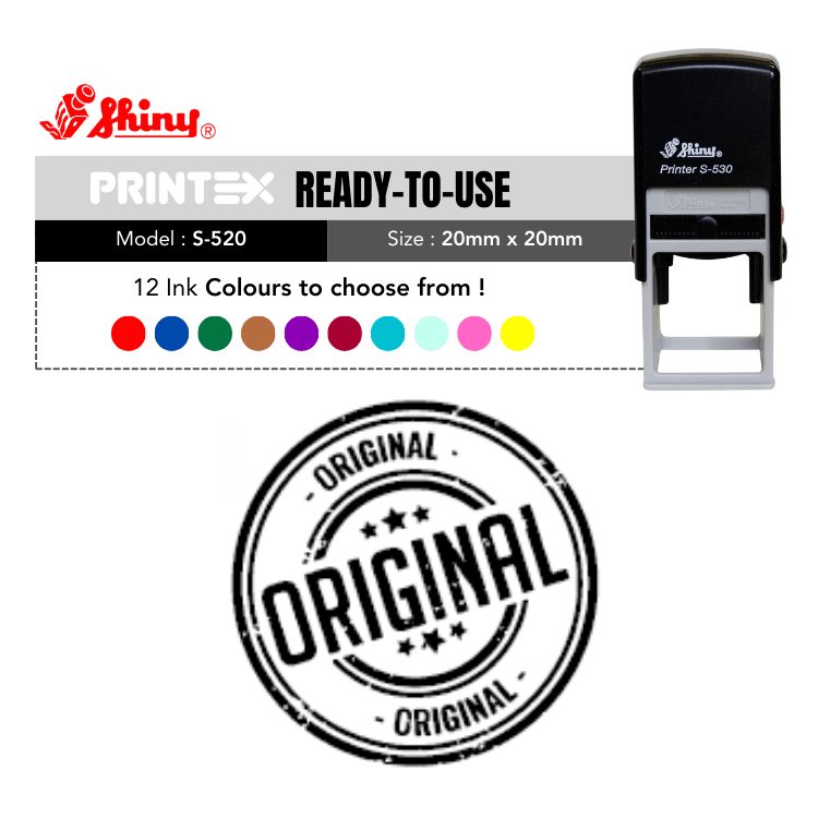 Shiny S-520 Ready Made Stamp Original