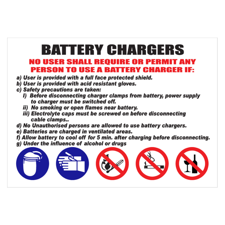 Battery Chargers Business Sign | Printex