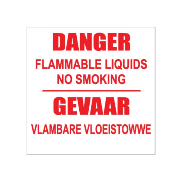 Danger Flammable Liquids Sign | Gas Signs