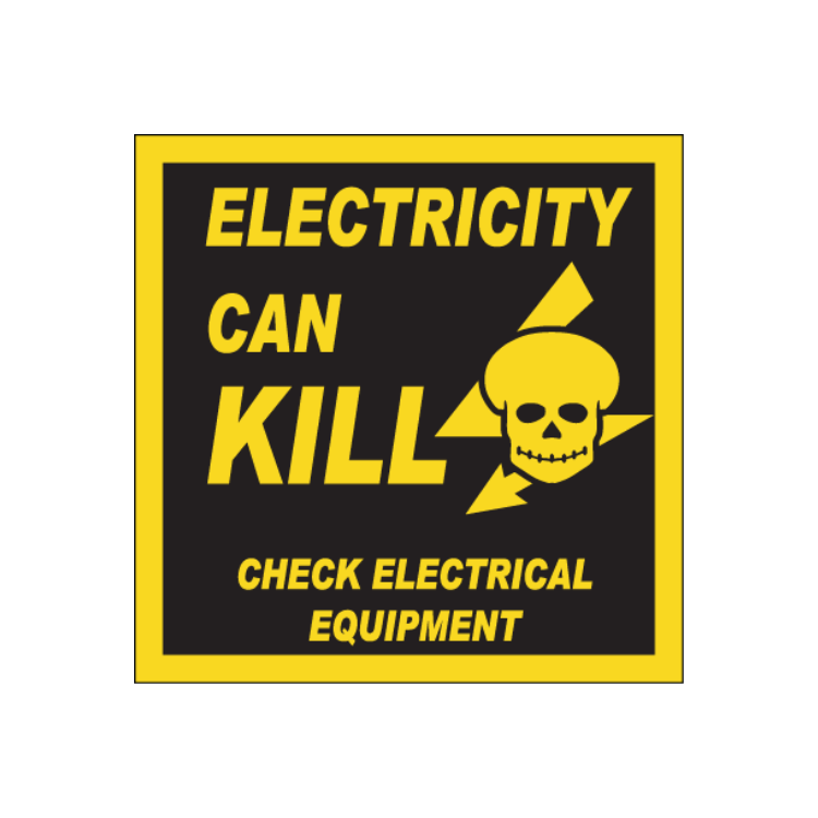Electricity Can Kill Business Sign | Electrical Signs