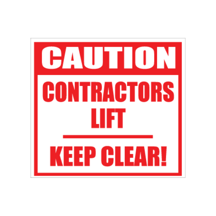 Lift Keep Clear Business Sign | Printex