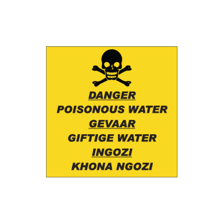 Poisonous Water Sign | Poison Signs