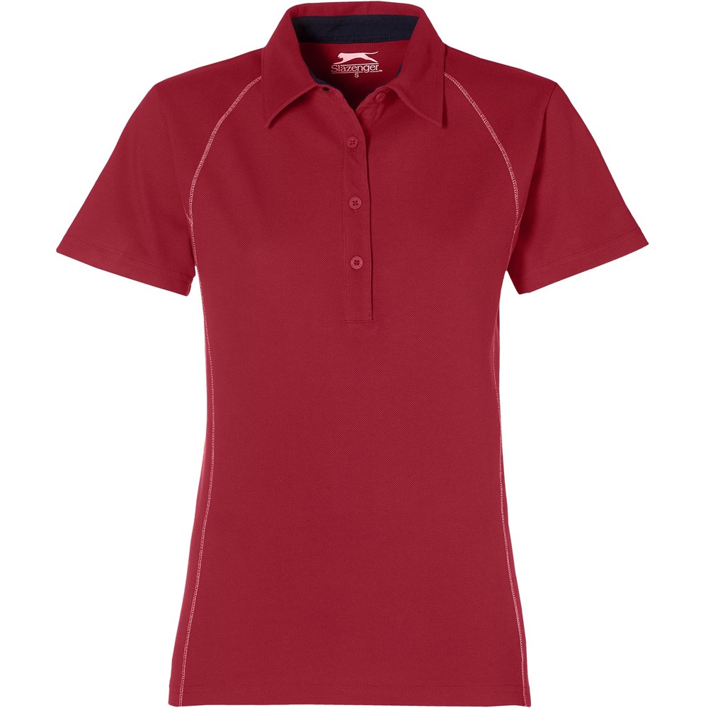 Ladies Victory Golf Shirt - Red | FREE Design