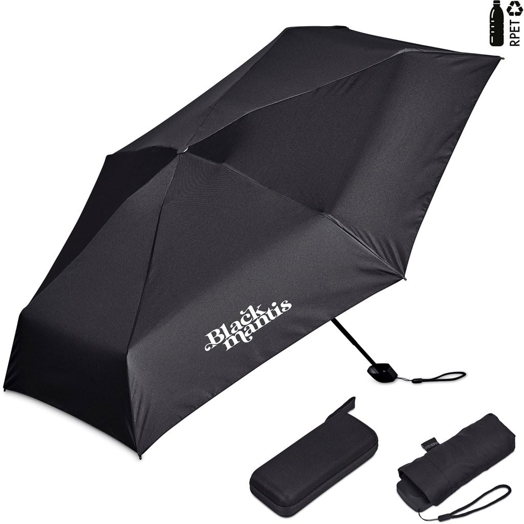 Serendipio Salem Recycled PET Compact Umbrella with EVA Pouch | FREE Design
