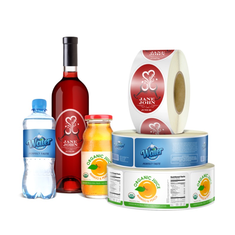 Custom Printed Paper Roll Labels | Product Labeling