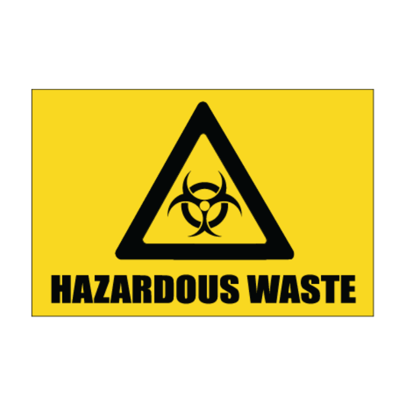Hazardous Waste Business Sign | Waste Signs