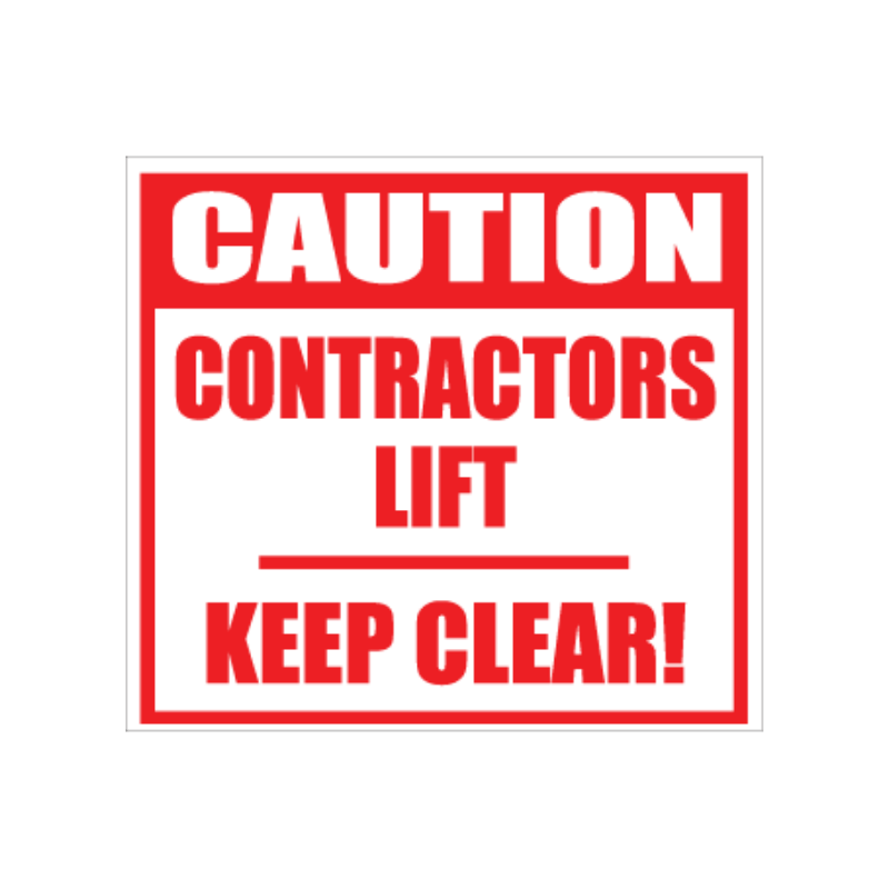 Lift Keep Clear Business Sign | Printex