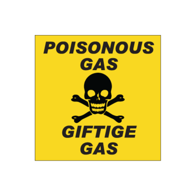 Poisonous Gas Sign | Poison Signs